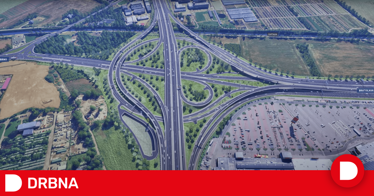 V Brně začala přestavba křižovatky D1 a D2. Hrozí dopravní kolaps